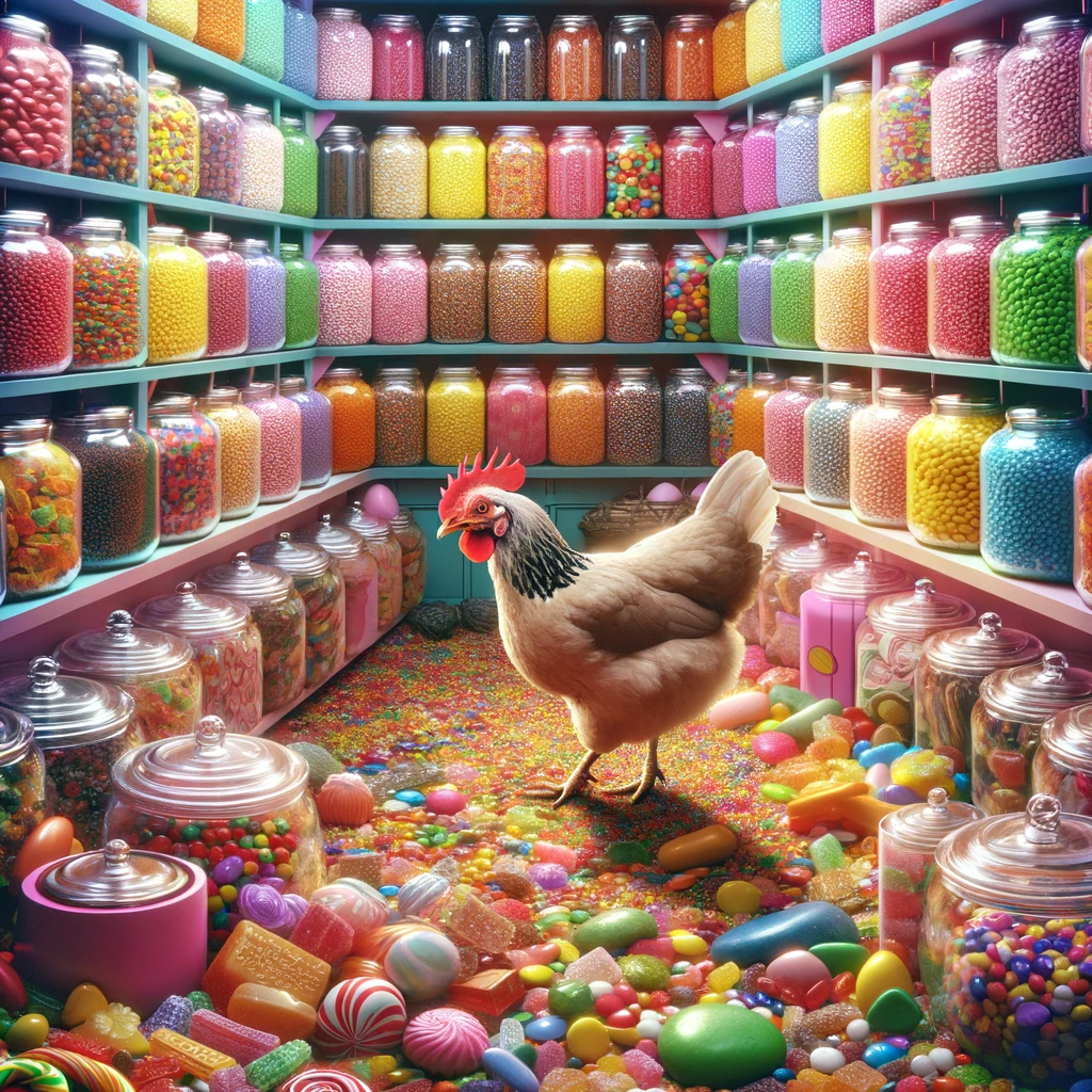 Can Chickens Eat Candy? | ChickenLaws.com