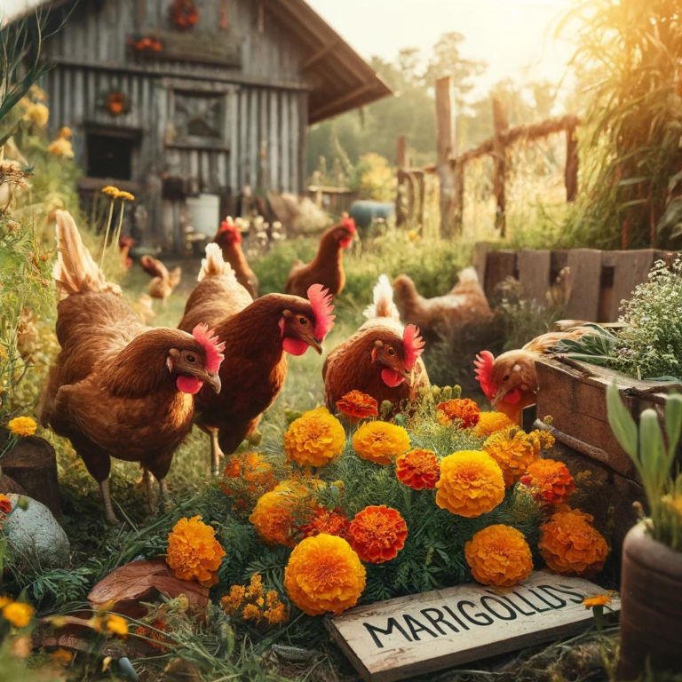 Can Chickens Eat Marigolds? | ChickenLaws.com