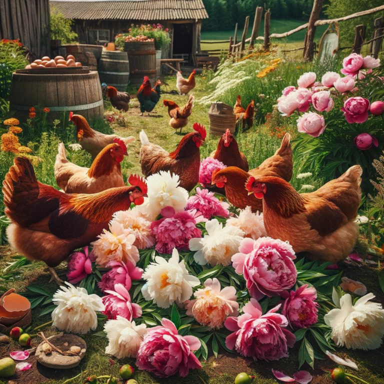 Can Chickens Eat Peonies? | ChickenLaws.com
